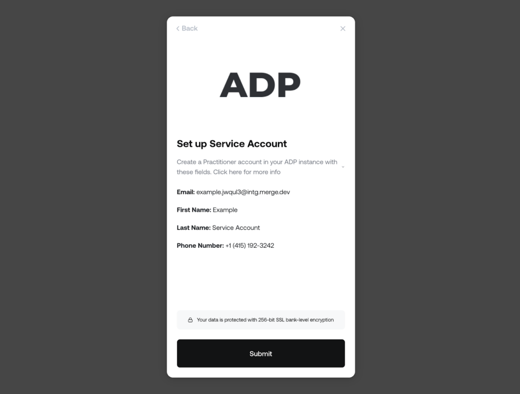 The GoLinks® Help Center - ADP Practitioner Role Authentication